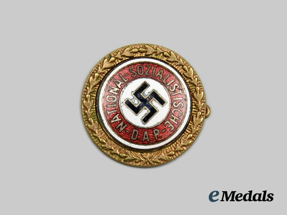 Europe-Germany-Nsdap Awards & Insignia-Golden Party Badges – eMedals