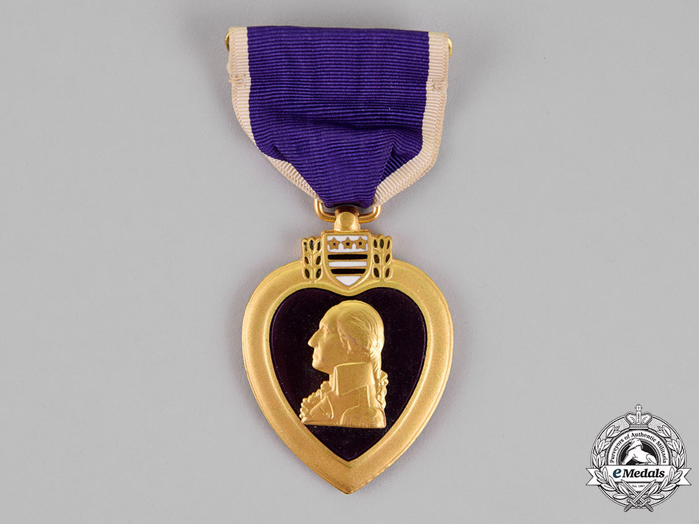 United States. A Purple Heart To Sergeant Kenneth Dwight Hartley, Kia ...