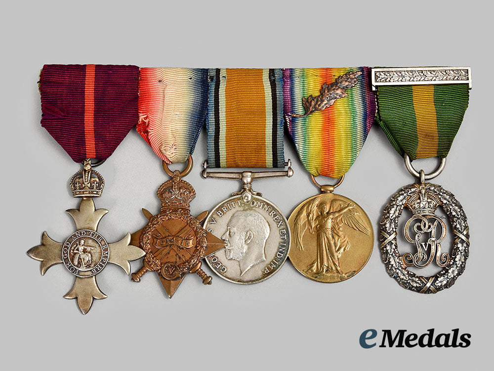 United Kingdom. An Obe & Territorial Medal Bar To Major J.m. Duncan, R ...