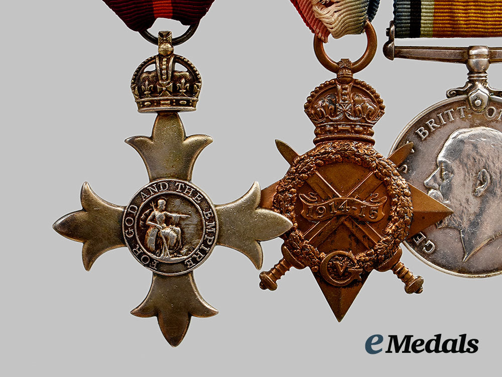 United Kingdom. An Obe & Territorial Medal Bar To Major J.m. Duncan, R ...