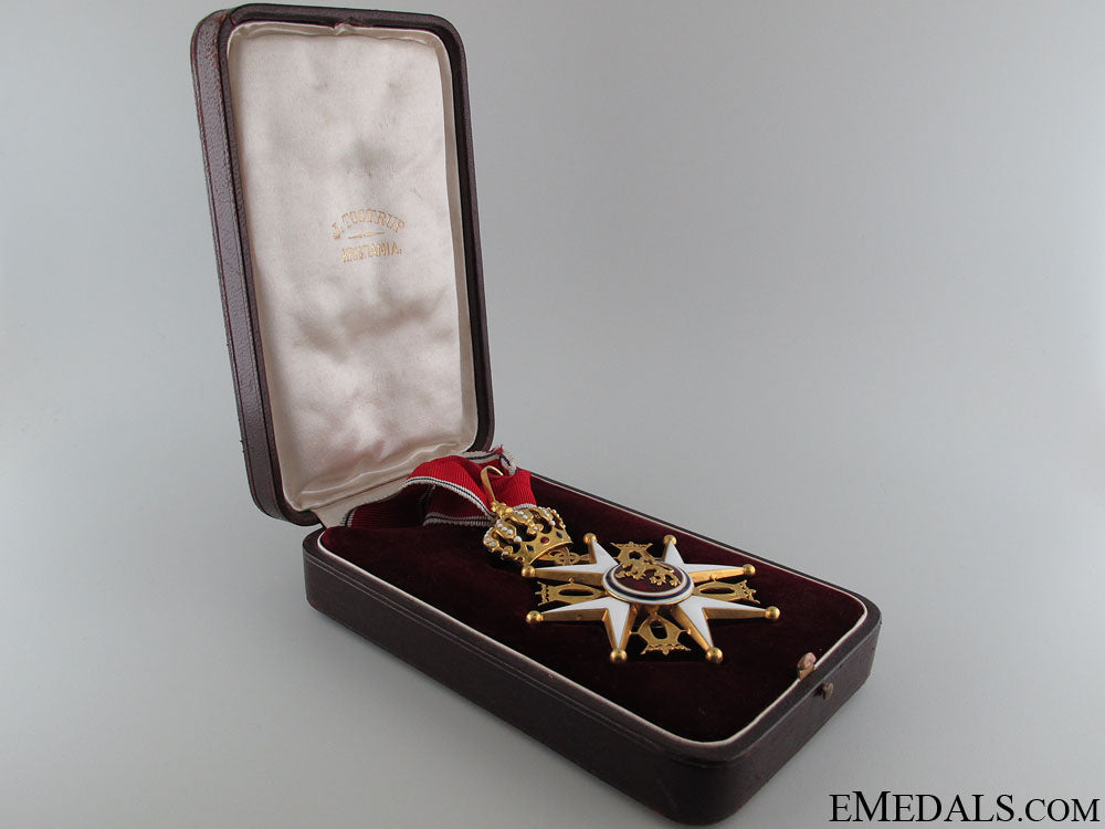 A Royal Norwegian Order Of St. Olav; Commander’s Cross In Gold – eMedals