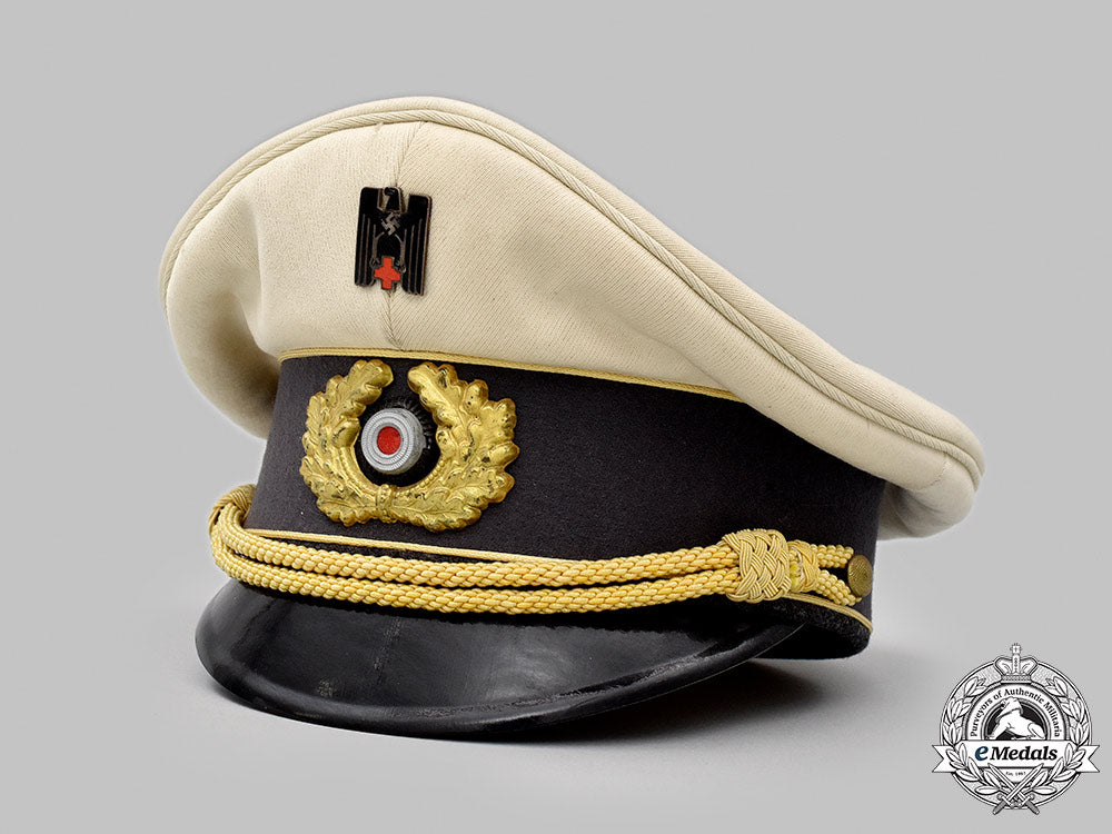 Germany, Drk. A German Red Cross High Official’s Visor Cap, Attributed ...
