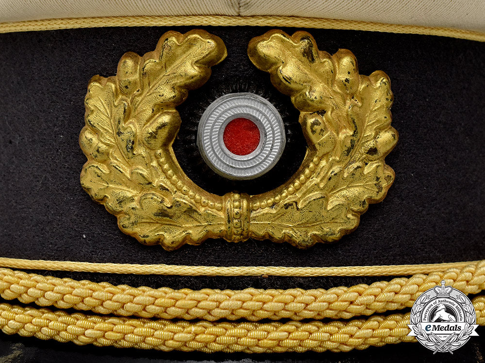 Germany, Drk. A German Red Cross High Official’s Visor Cap, Attributed ...
