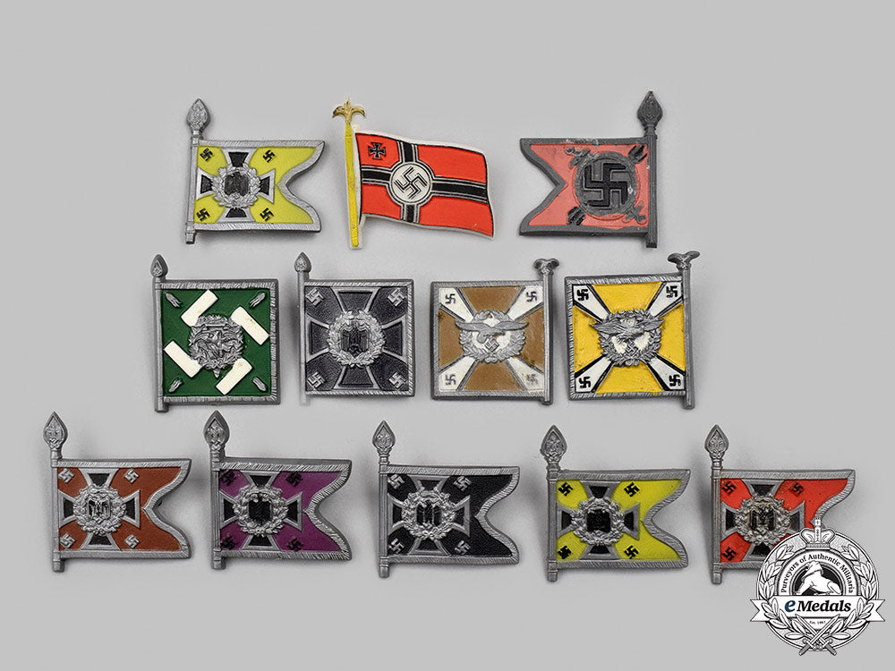 Germany, Third Reich. A Lot Of Winterhilfswerk Wehrmacht Standard Dona ...