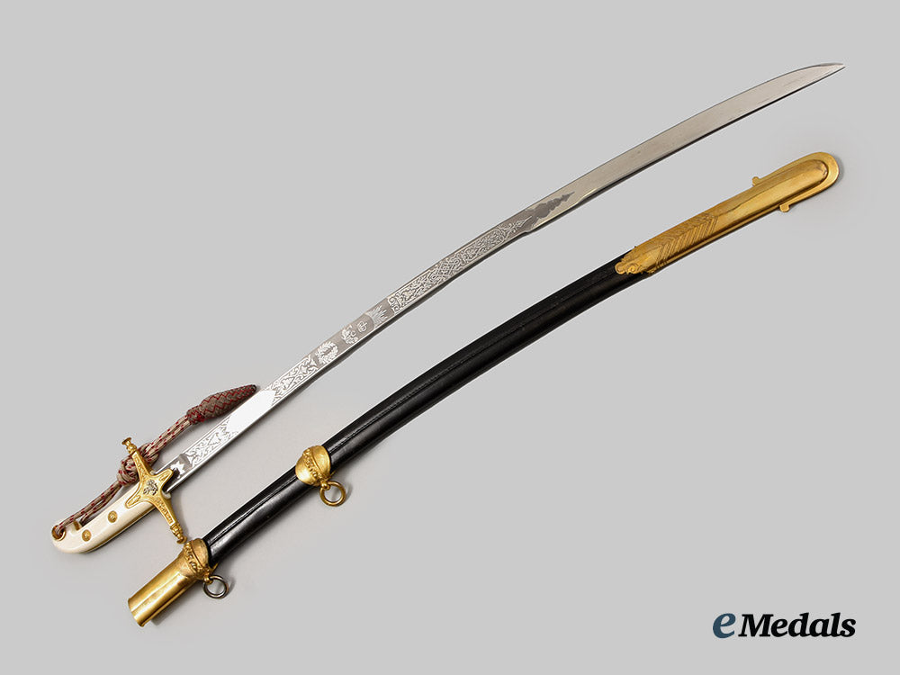 United Kingdom. A ERII General Officer's Scimitar Ceremonial Sword by ...