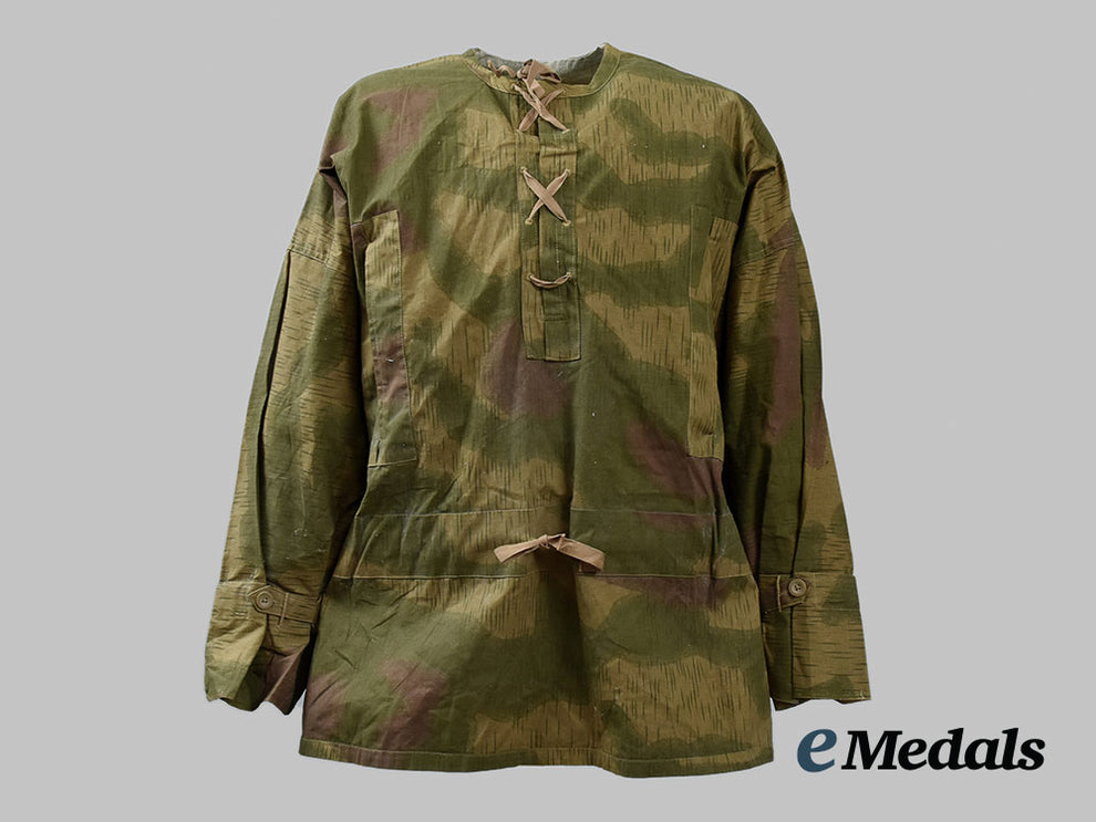 Germany, Wehrmacht. An Unhooded Marsh Pattern Camouflage Smock – eMedals