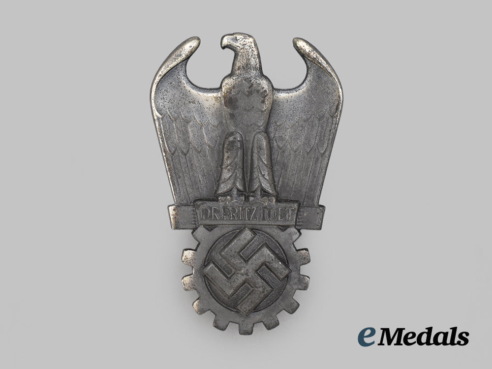 Germany, Third Reich. A Dr. Fritz Todt Prize, Silver Second Class – eMedals