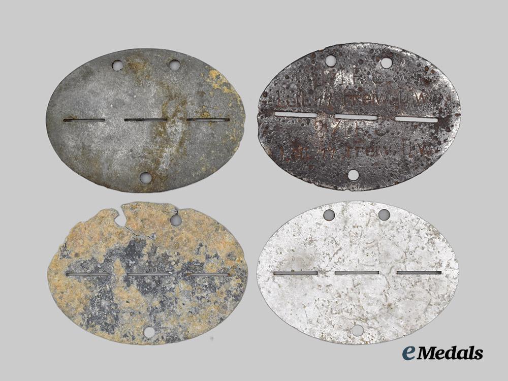 Germany, Wehrmacht. A Mixed Lot of Heer and Waffen-SS Identification T ...