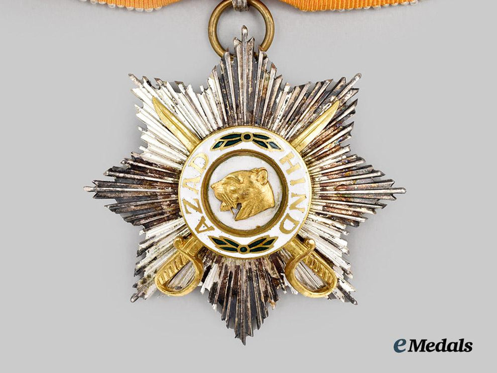 Germany, Wehrmacht. An Azad Hind Order, Grand Star with Swords, by Rud ...