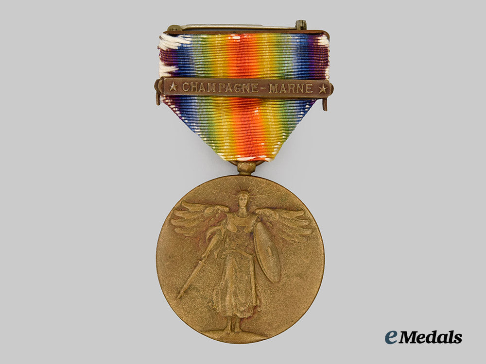 United States. A World War I Victory Medal with One Clasp – eMedals