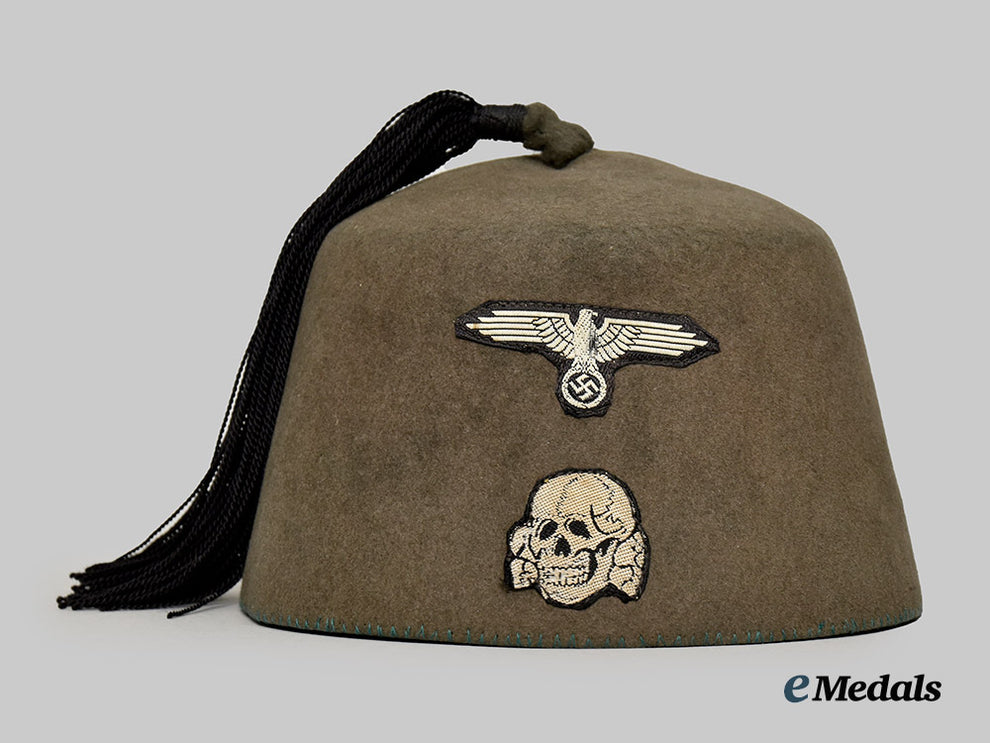 Germany, SS. A Waffen-SS Service Uniform Fez – eMedals