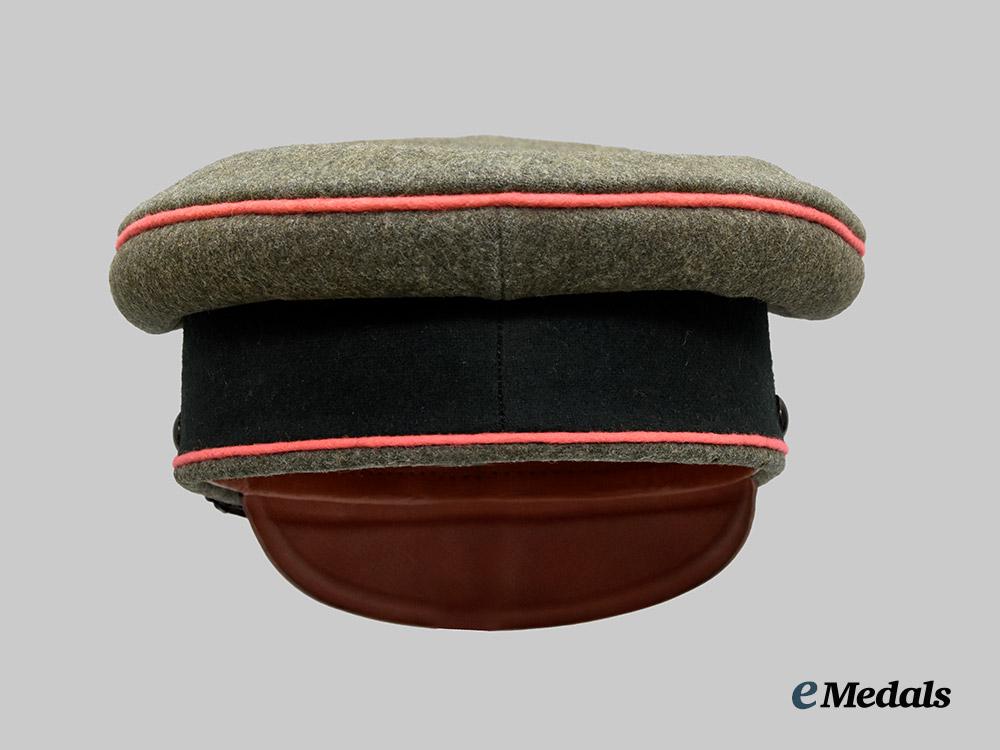 Germany, Heer. An Armoured Enlisted/NCO Ranks Visor Cap, Unit-Attribut ...