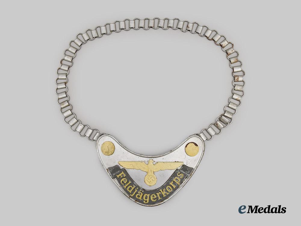 Germany, Wehrmacht. A Rare Feldjägerkorps Gorget – eMedals