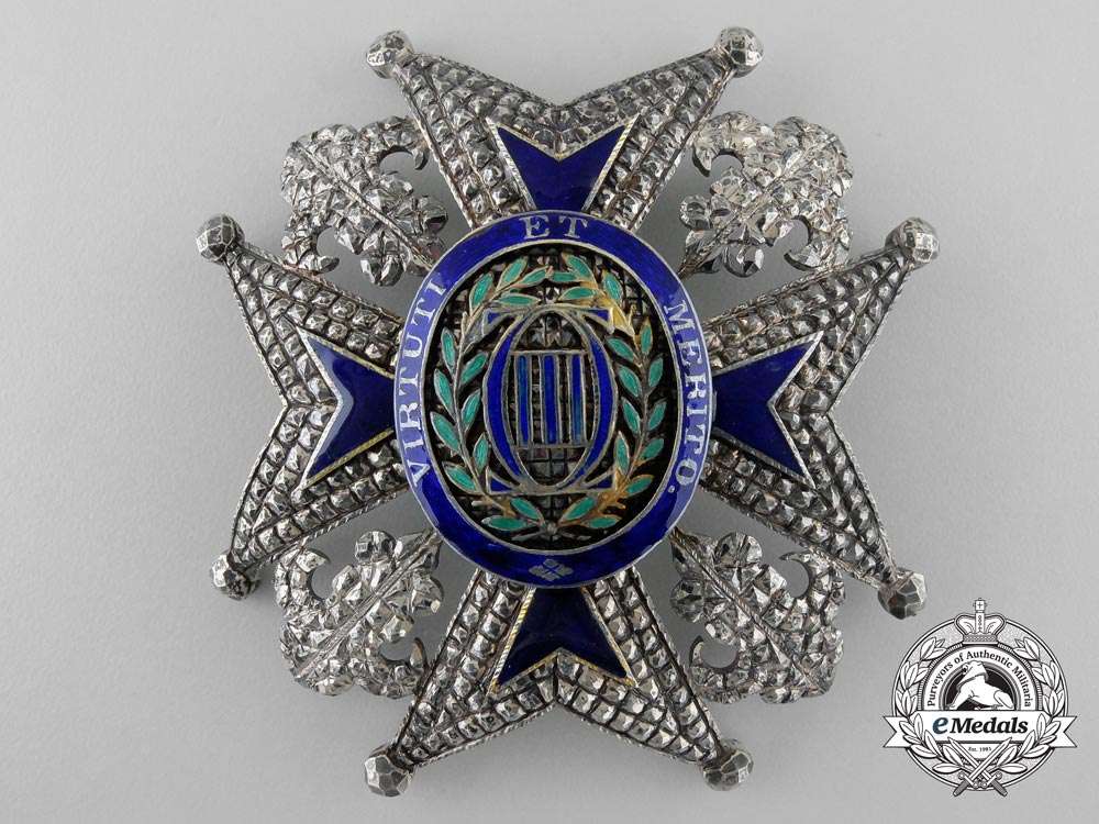 A Late 19Th Century Spanish Order Of Charles Iii; Commanders Star – eMedals