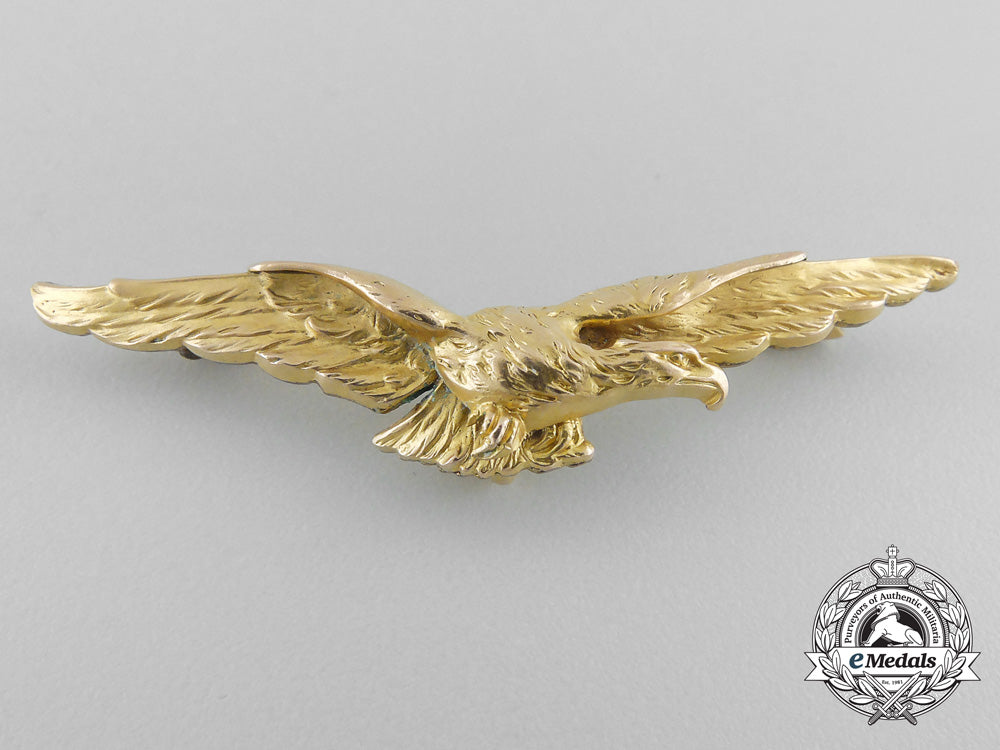 A First War French Pilot's Wings By Fix; Auguste Savard In Gold – eMedals