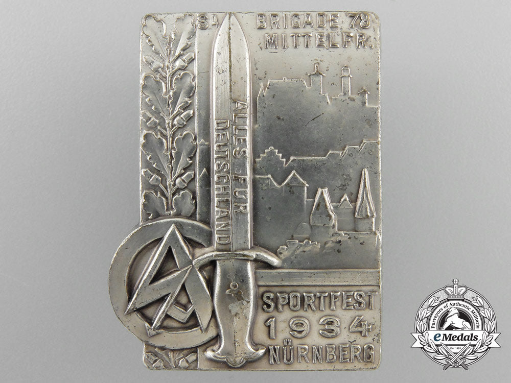 A 1934 Nurnberg Sa Tinnie – eMedals