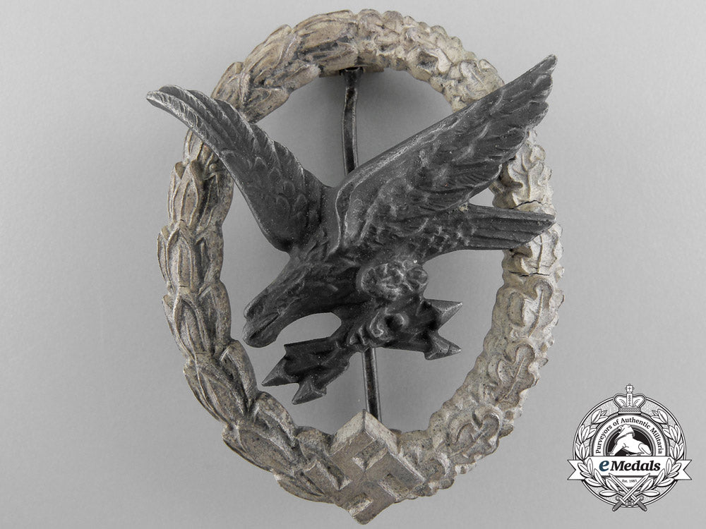 A Mint Luftwaffe Radio Operator & Air Gunner Badge By W. Deumer – eMedals