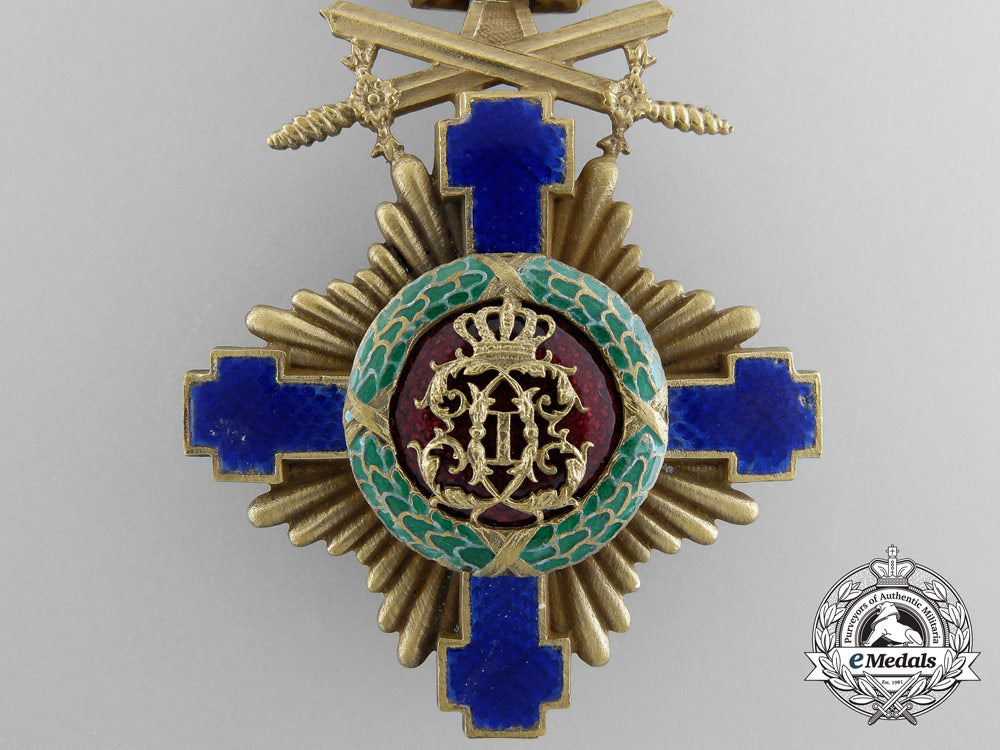An Order Of The Star Of Romania, Knight With Crossed Swords; Type I (1 ...