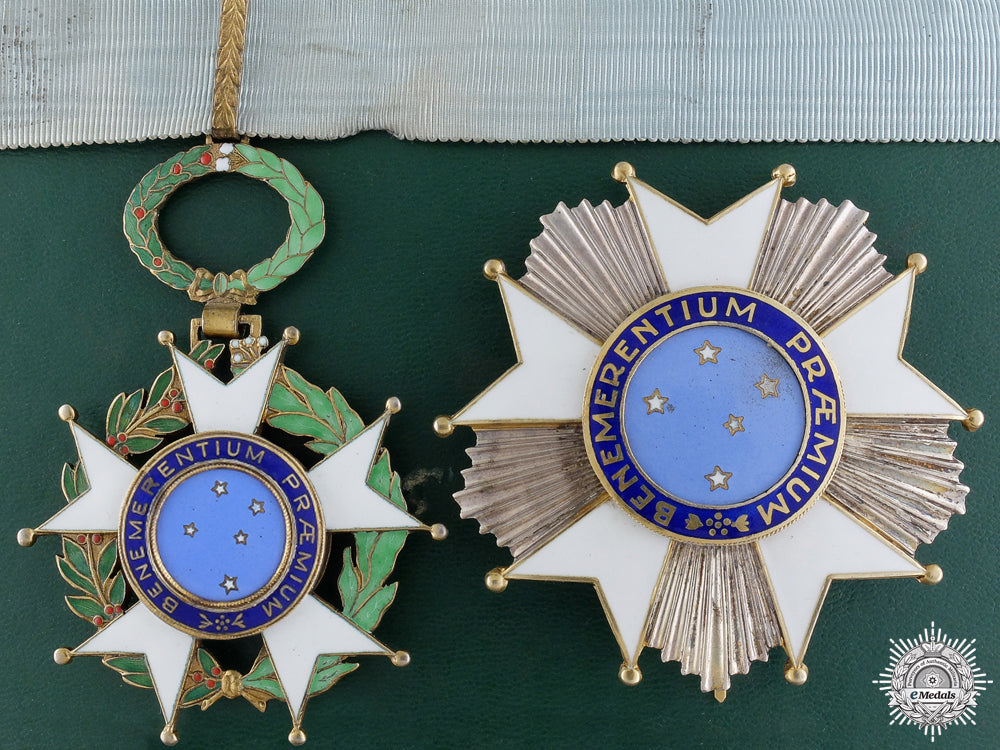 A Brazilian National Order Of The Southern Cross; Grand Officers – eMedals