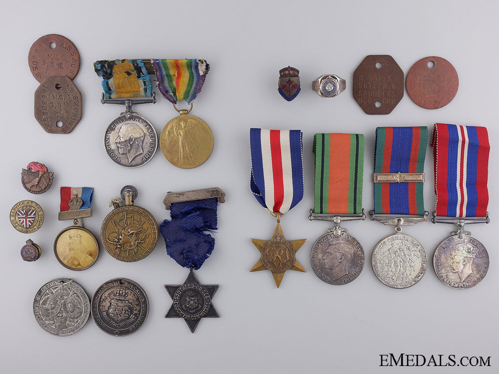 A Father & Son Medal Group; Canadian Machine Gun Brigade – eMedals