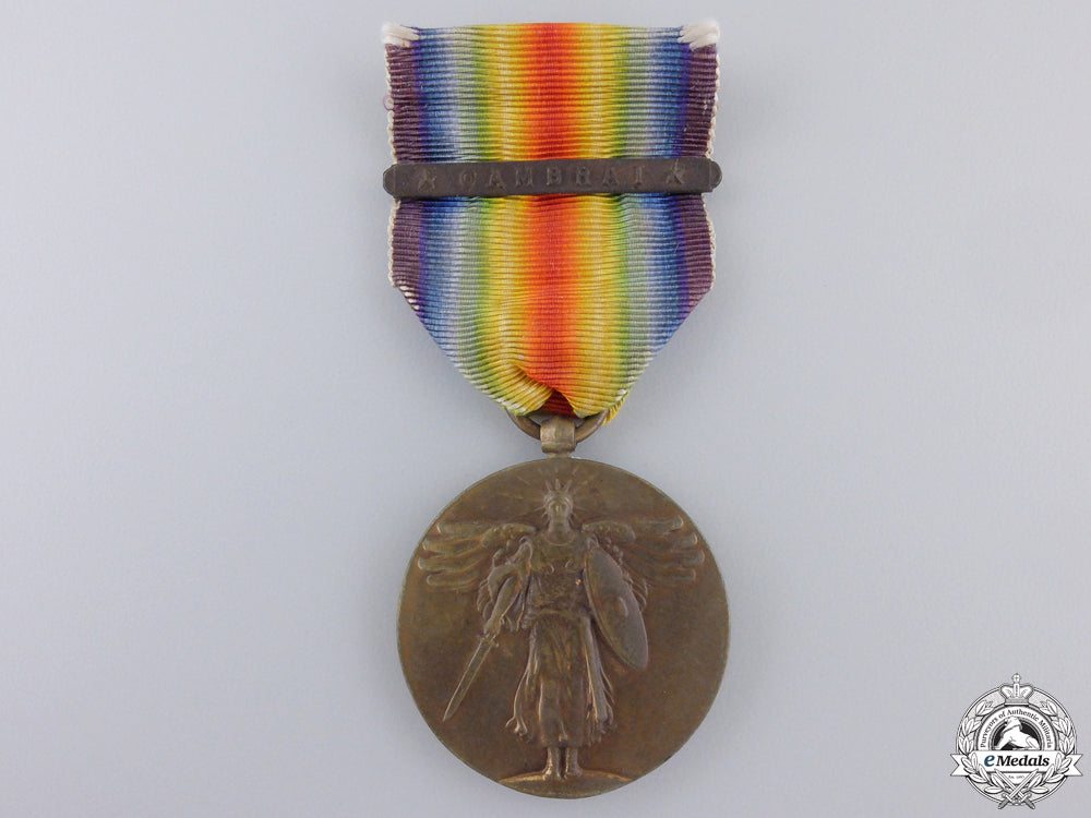A First War American Victory Medal; Cambrai Clasp – eMedals