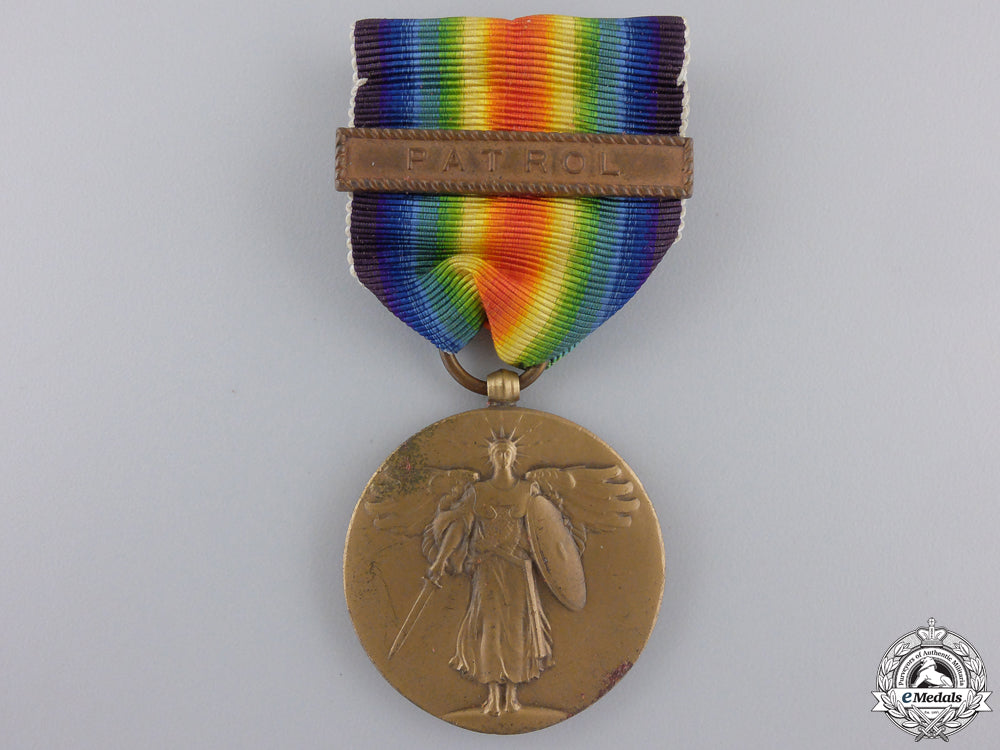 A First War American Victory Medal; Patrol Clasp – eMedals