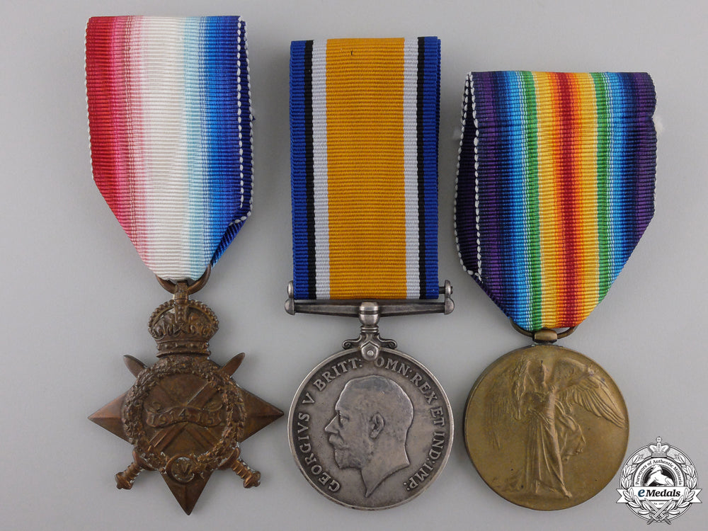 A First War Canadian Medal Trio To The Little Black Devils – eMedals