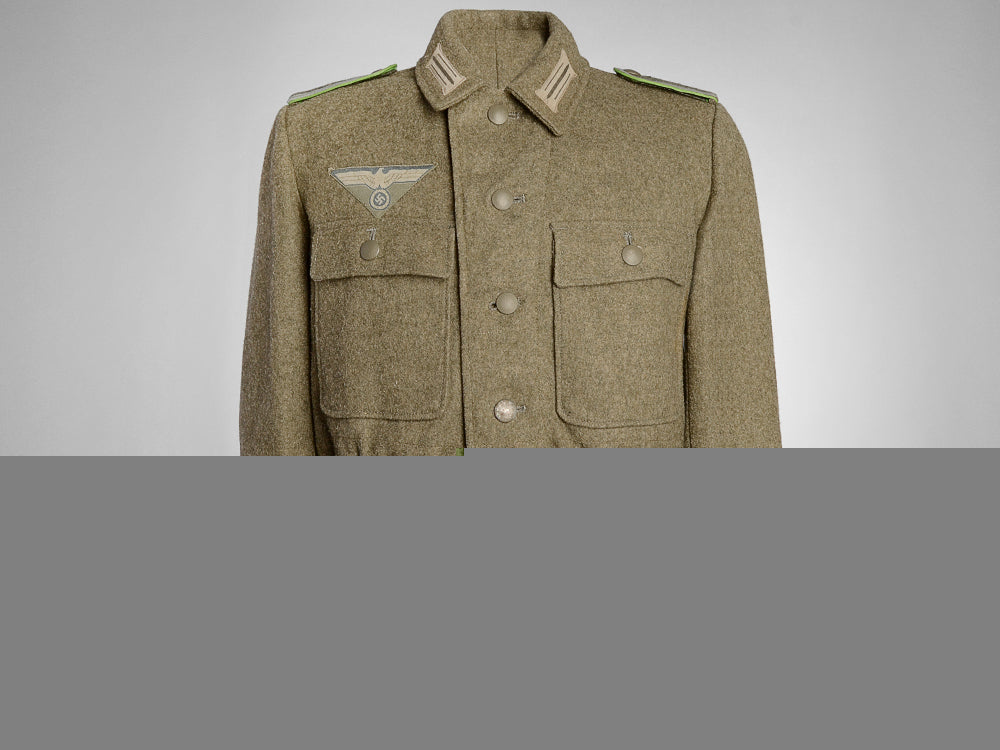 A German M44 Combat Tunic With Printed Eagle – eMedals