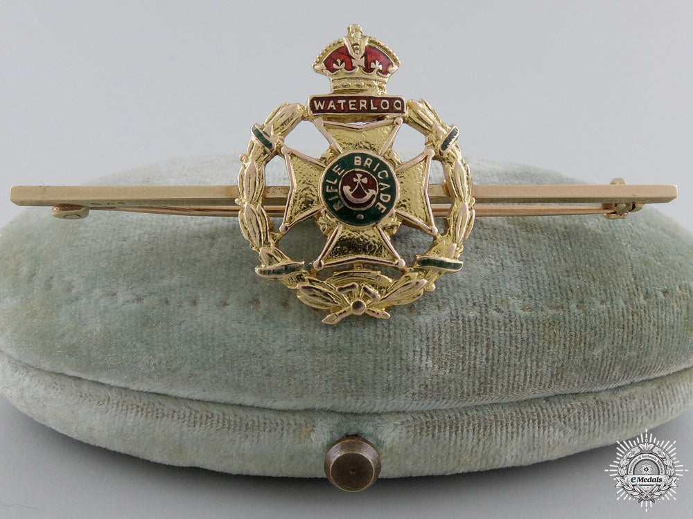 A Gold Rifle Brigade Pin – eMedals