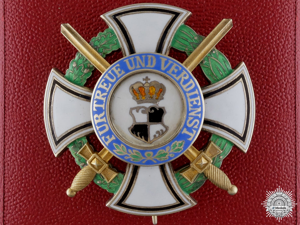 A House Order Of Hohenzollern; First Class With Gold Swords – eMedals