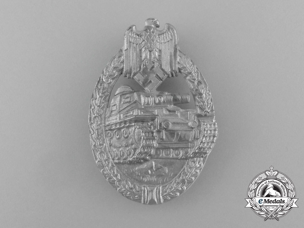 An Absolutely Mint Silver Grade Tank Badge – eMedals