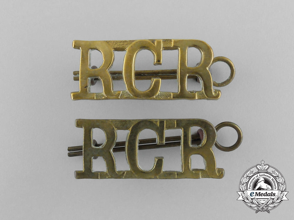 Twelve Boer War Royal Canadian Regiment (Rcr) Uniform Insignia – eMedals
