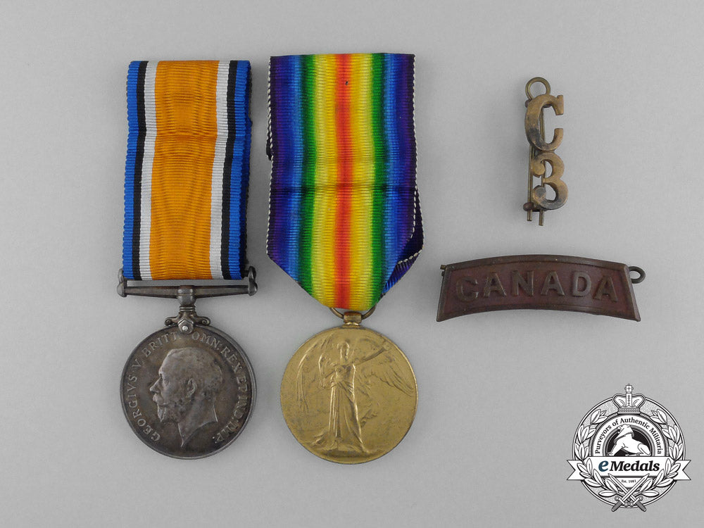 A First War Pair To Private Cramb; 3Rd Infantry Battalion – eMedals