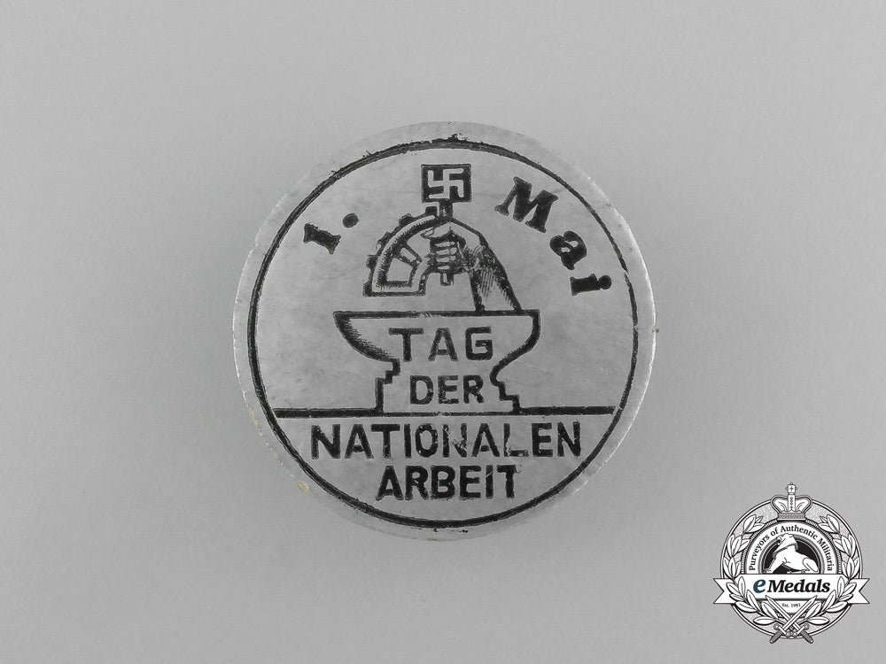 A Third Reich Period “National Day Of Labour” Badge – eMedals