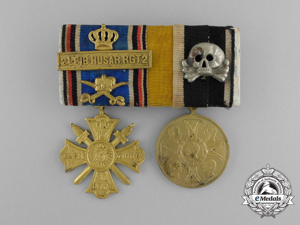 A Franco Prussian War 2Nd Leibhusaren Regiment "Death Head Hussars" Pa ...