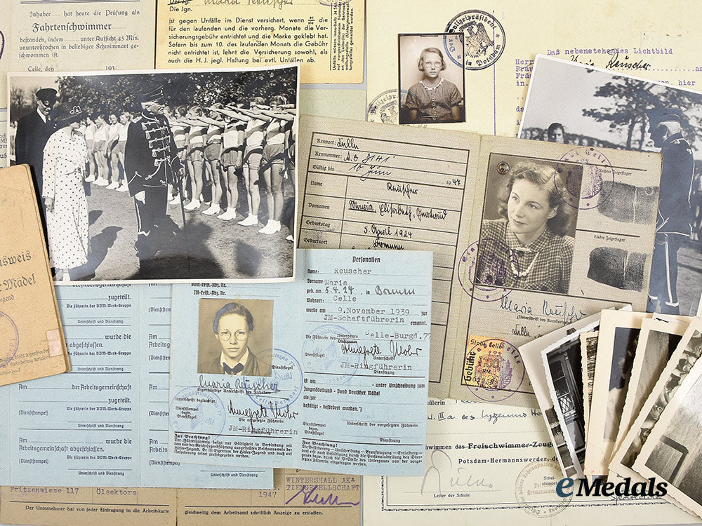 Germany, Hj. A Mixed Lot Of Documents And Photographs – eMedals