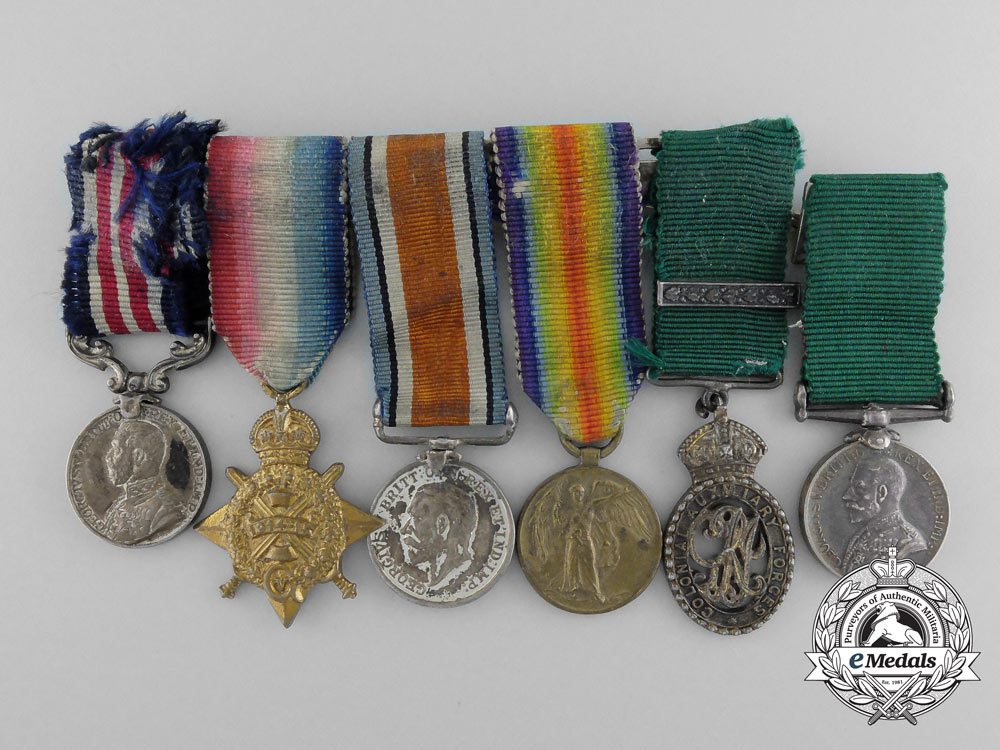 A First War Canadian Military Medal & Auxiliary Forces Officers' Decor ...