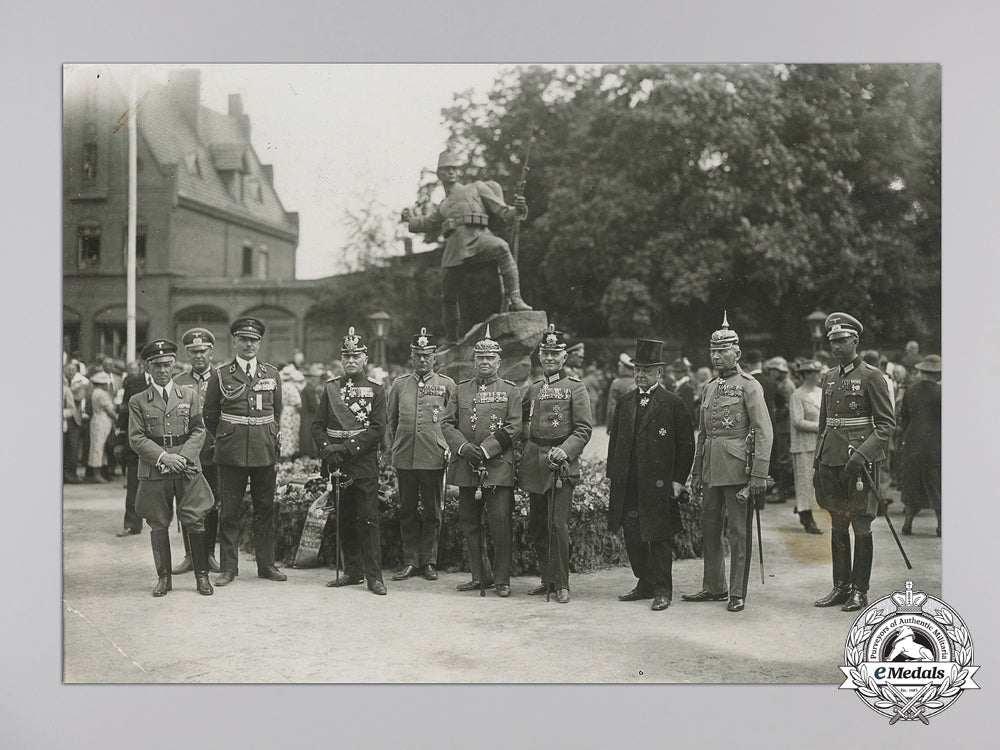 Germany, Third Reich. A Large Photo Of High Ranking German Officers ...