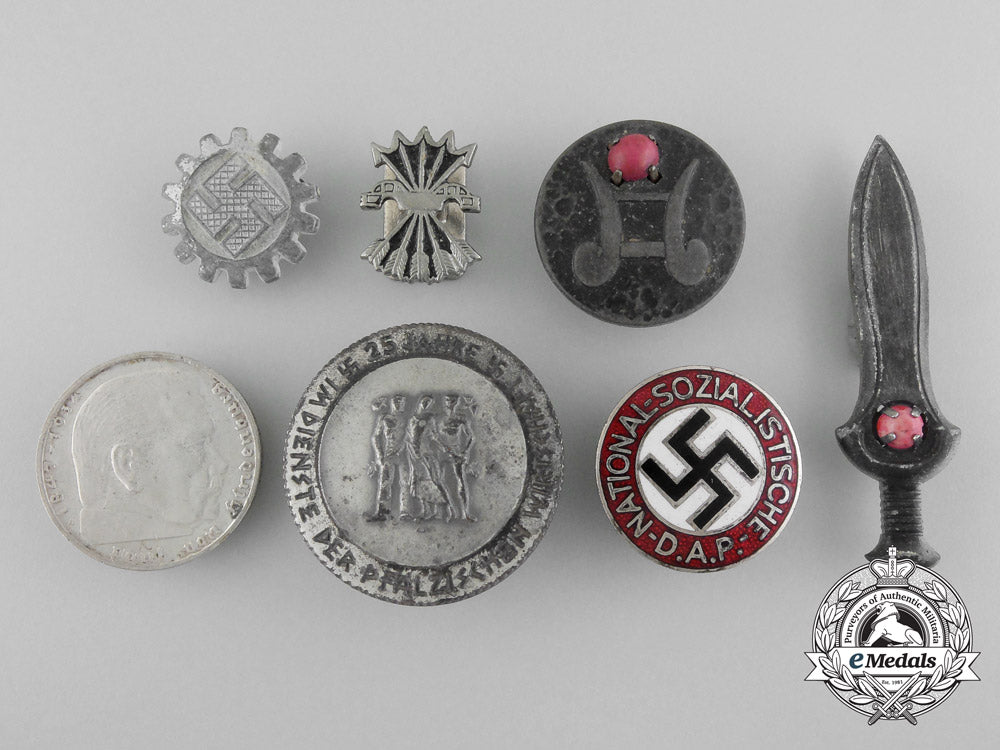 A Selection Of Seven German Badges & Tokens – eMedals
