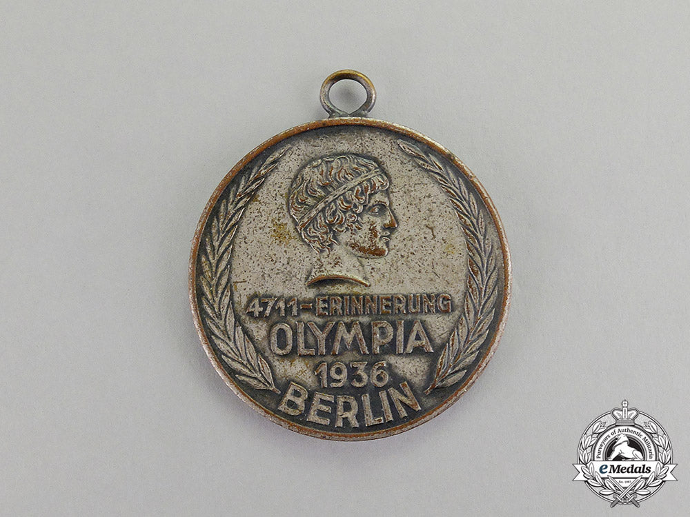 Germany. A 1936 Xi Berlin Summer Olympic Games Cologne 4711 Medal – eMedals
