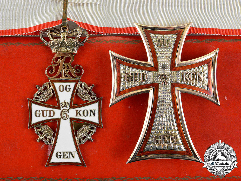 Denmark, Kingdom. An Order Of The Dannebrog, 1St Class Commander, By A ...