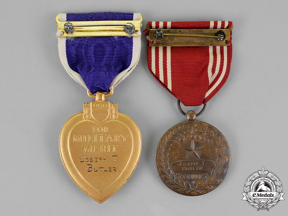 United States. A Purple Heart To Private First Class Butler, 66Th Armo ...