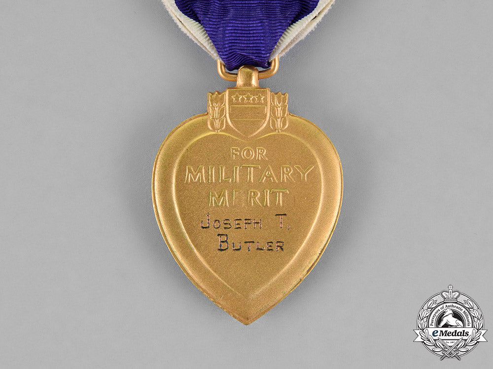 United States. A Purple Heart To Private First Class Butler, 66Th Armo ...