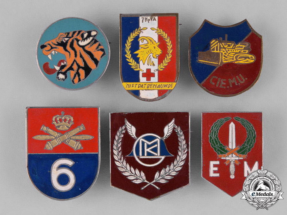 Netherlands, Kingdom. Nineteen Royal Dutch Army Badges – eMedals