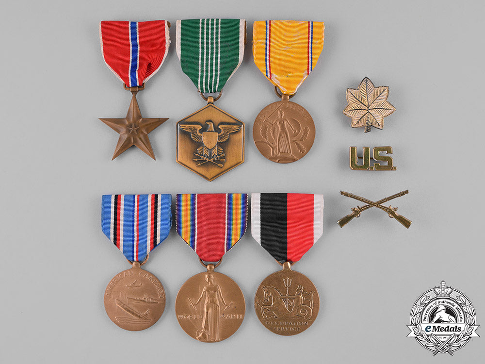 United States. A Bronze Star Group To Major Young Evans Agee, Jr., Usa ...