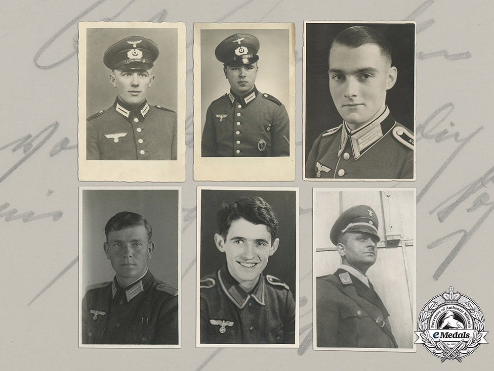 Germany, Heer. A Collection Of 22 Wartime Studio Portraits Of German S ...