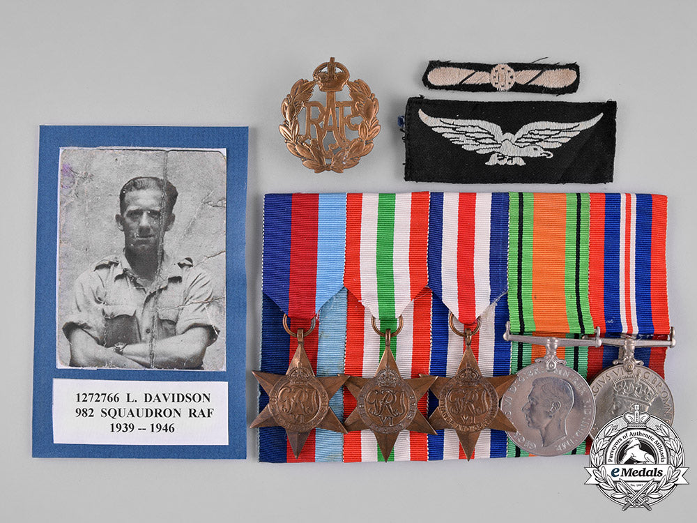 United Kingdom. A Second War Group Of Five, 982 Squadron, Royal Air Fo ...