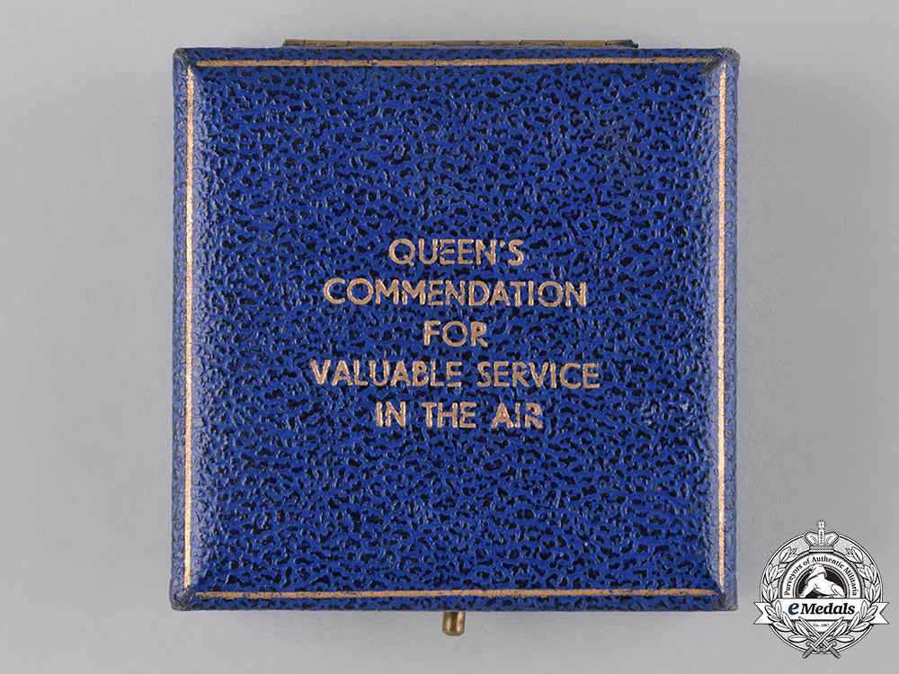 United Kingdom. A Queen’s Commendation For Valuable Service In The Air ...