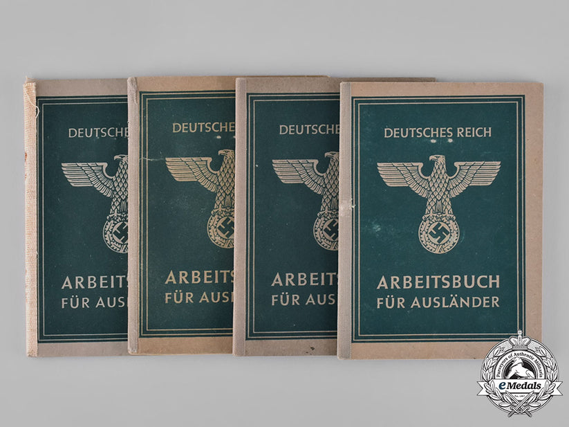Germany, Third Reich. A Lot Of Work Books For Foreign Labourers In The ...