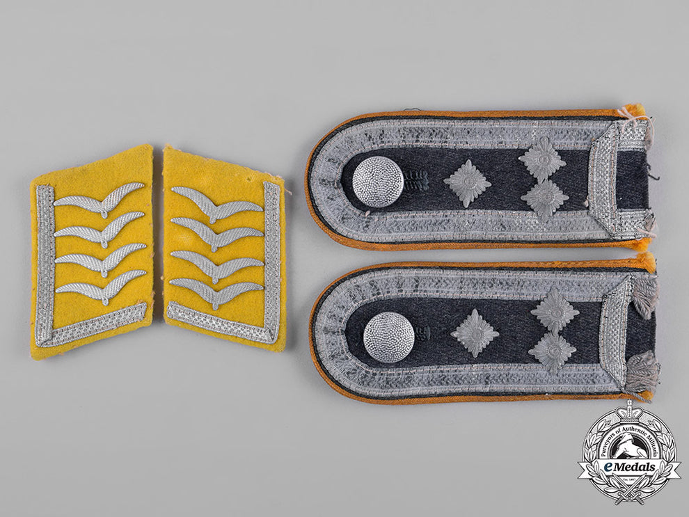 Germany, Luftwaffe. A Set Of Luftwaffe Uniform Rank Insignia – eMedals